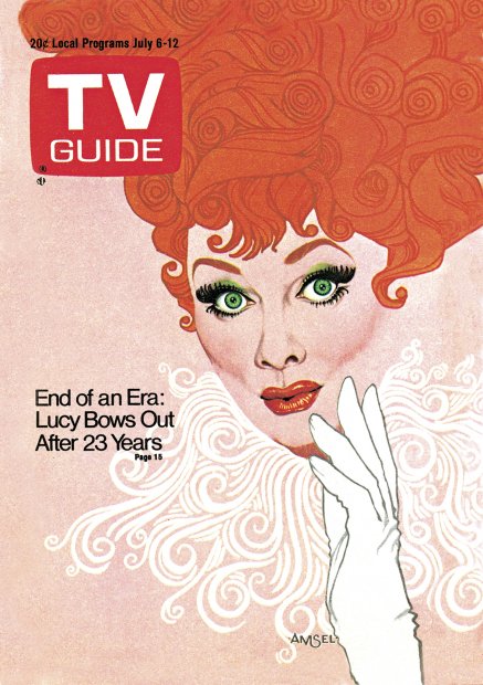 ‘TV Guide’ Covers by Richard Amsel, 1972 – 1985