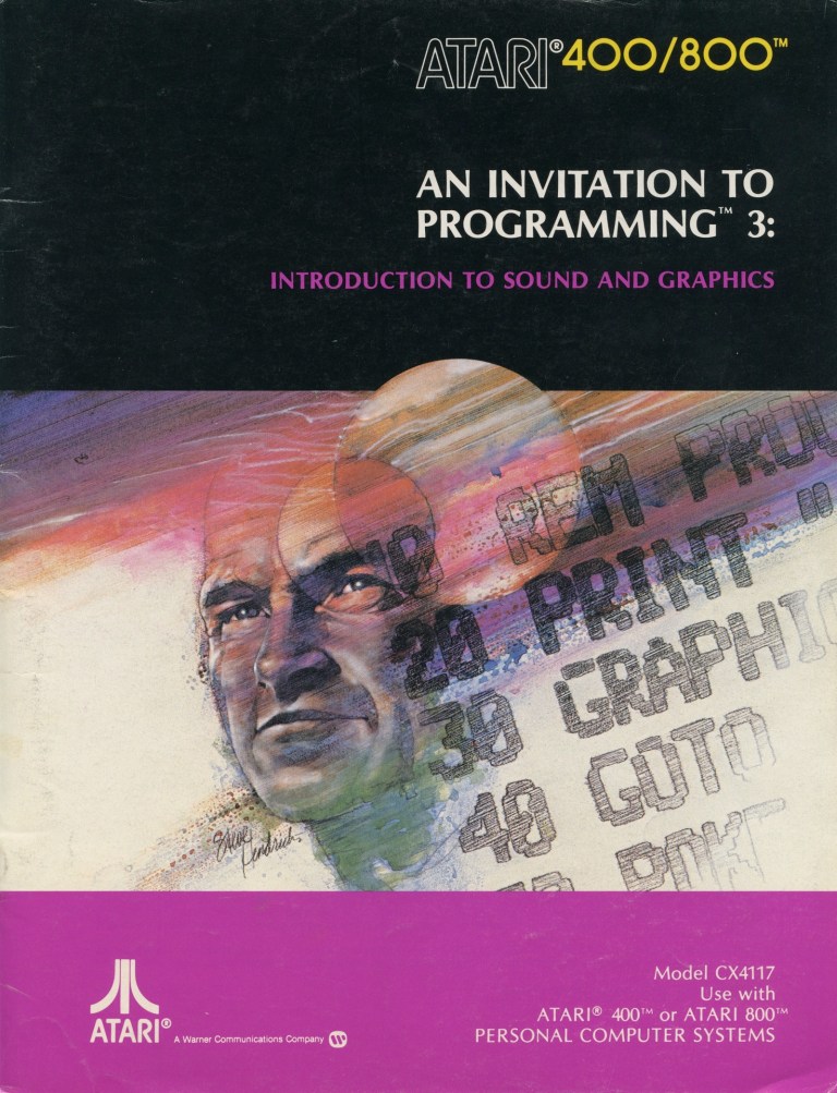 Atari 400/800 Box and Manual Artwork, 1979 – 1981