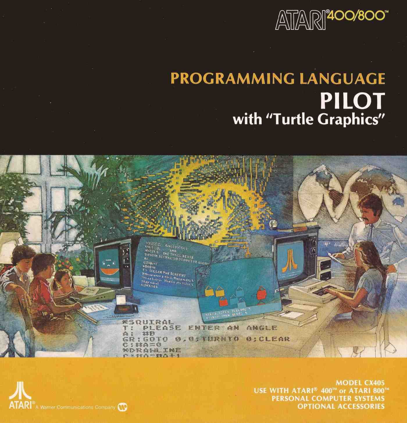 Atari 400/800 Box and Manual Artwork, 1979 – 1981