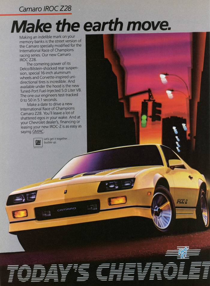 Heartbeat of America: The Chevy Camaro IROC-Z, 1985 – 1990