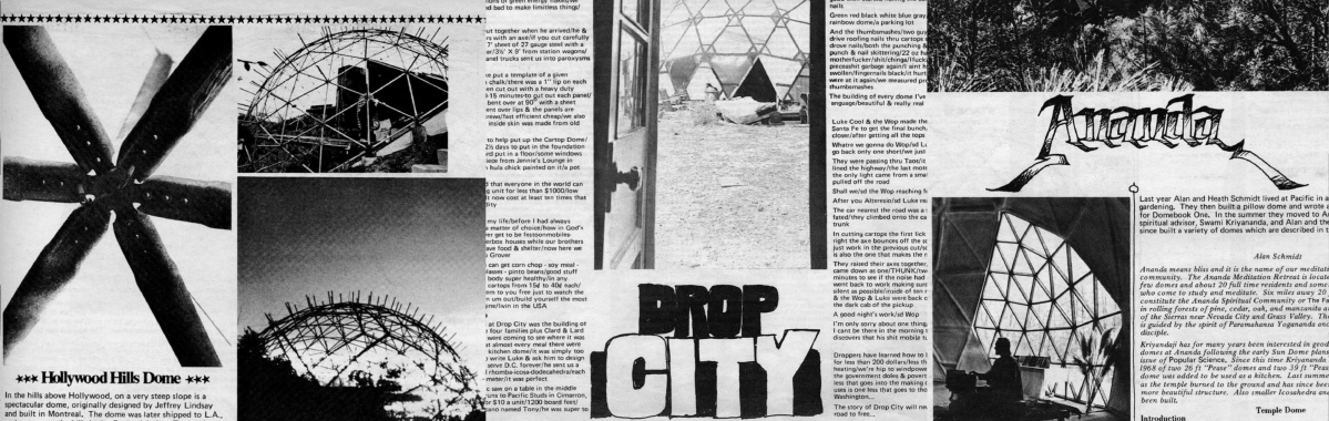 domebook 2 1971 three dome locations